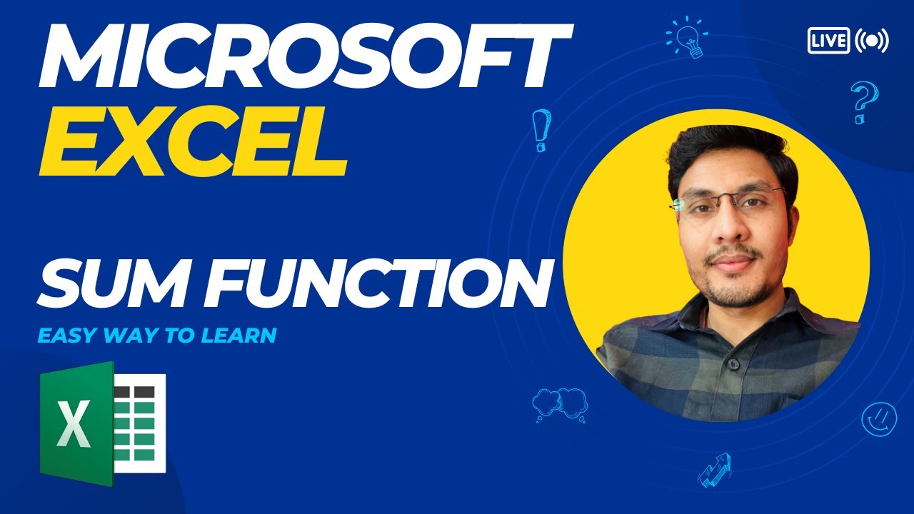 How To Use SUM Function Using EXCEL YouTube how-to-use-sum-function-using-excel-youtube