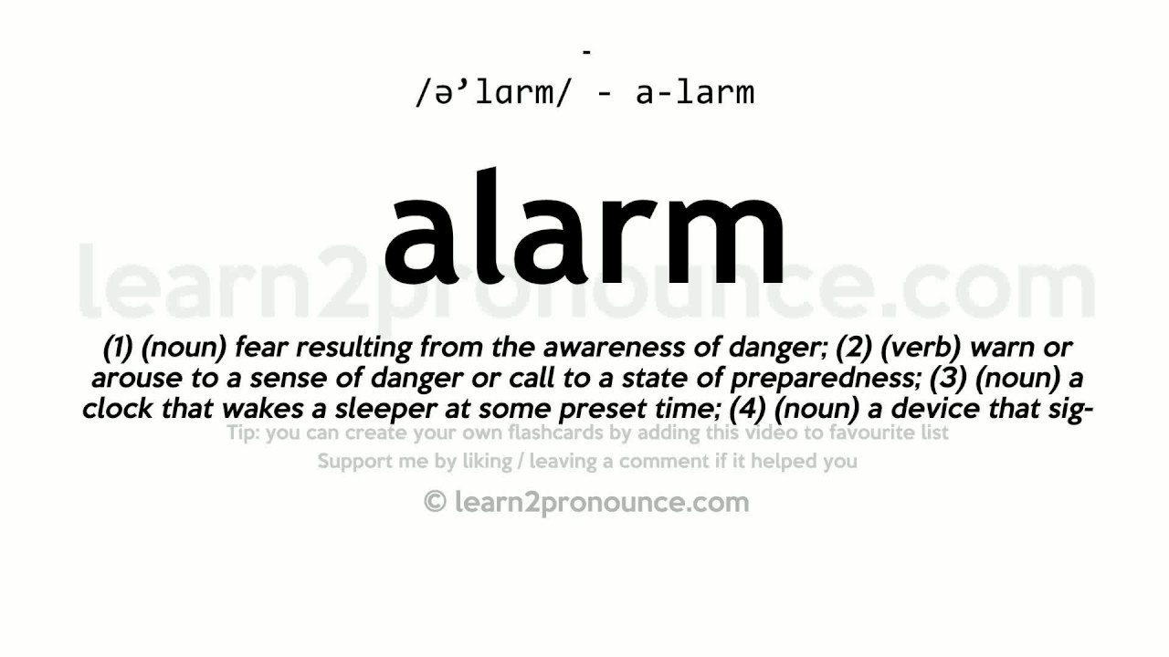 Pronunciation Of Alarm Definition Of Alarm YouTube pronunciation-of-alarm-definition-of-alarm-youtube