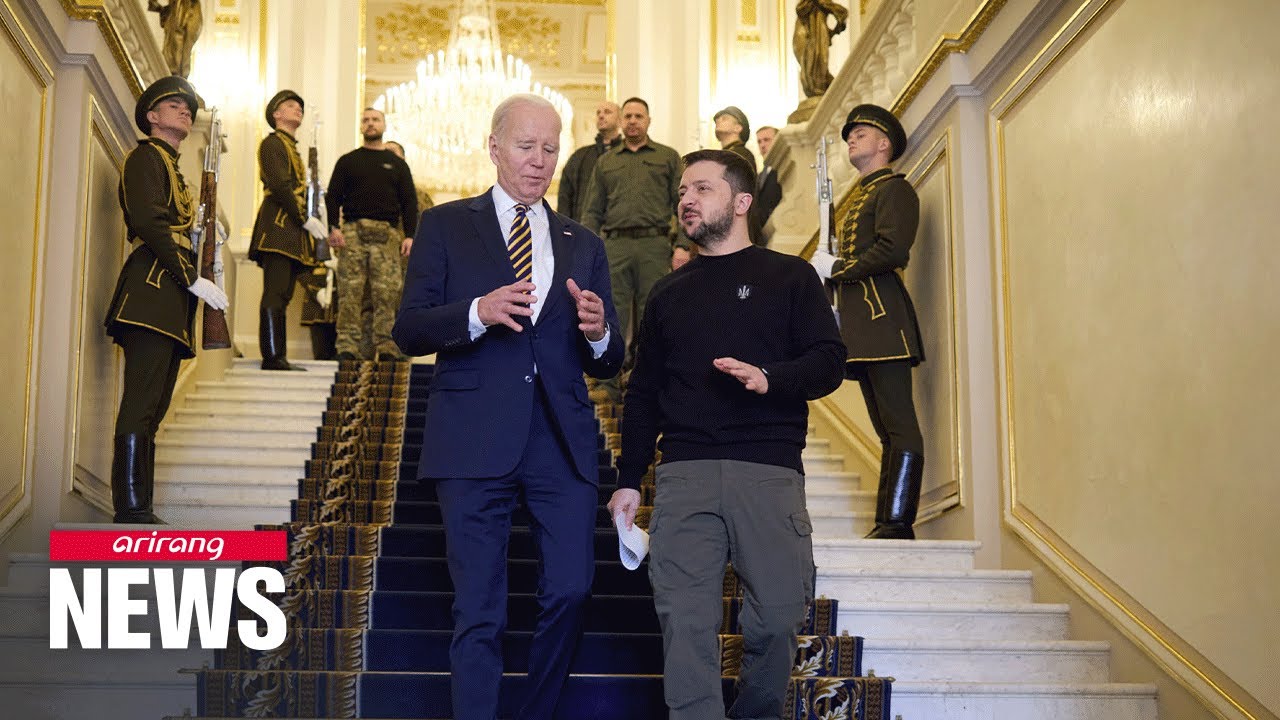 U.S. President Joe Biden makes surprise visit to Ukraine ahead of one ...