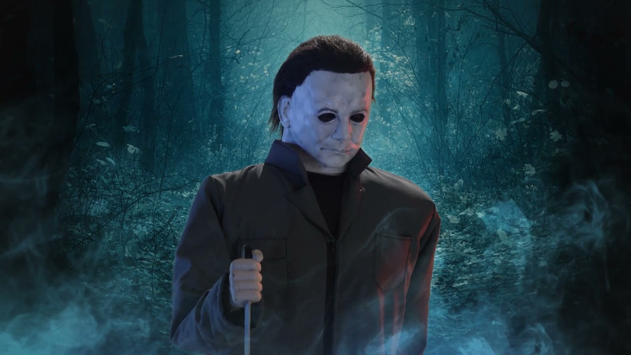Animated Michael Myers Standing Decoration - YouTube