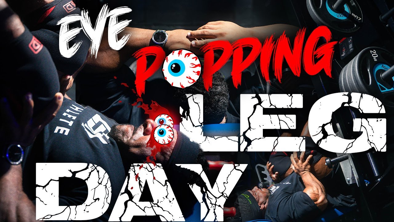 Eye Popping Leg Day!! - YouTube
