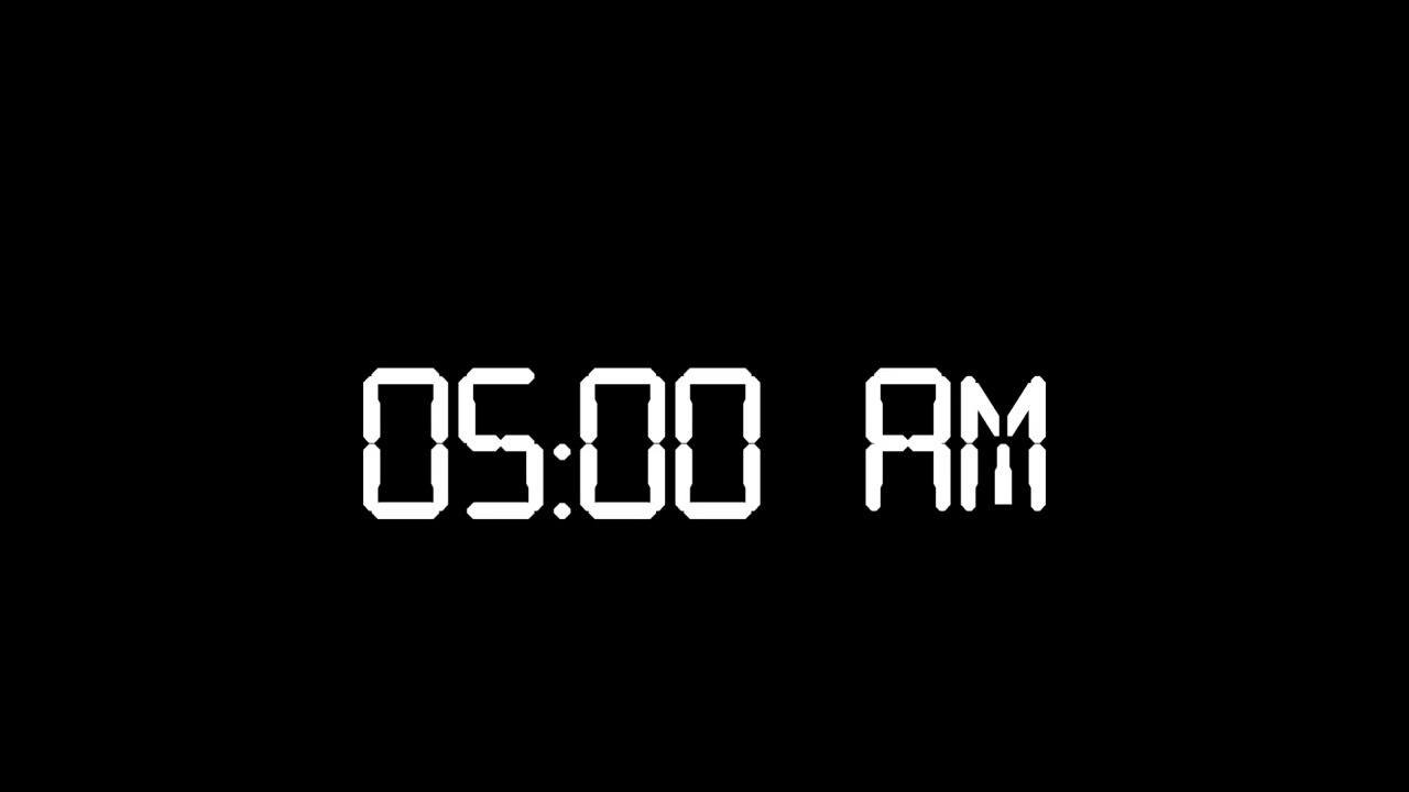 Alarma / Despertador / 05:00 AM - YouTube