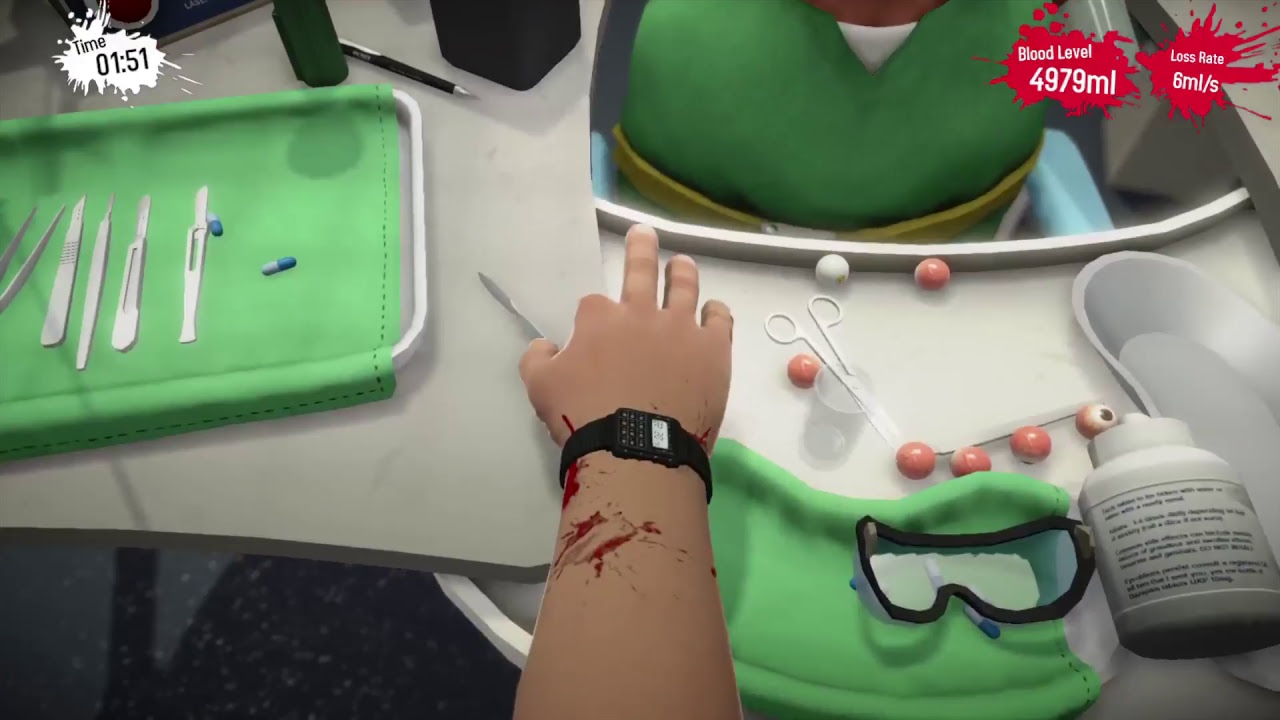 RARE TROPHY HUNTING ( SURGEON SIMULATOR ) - YouTube
