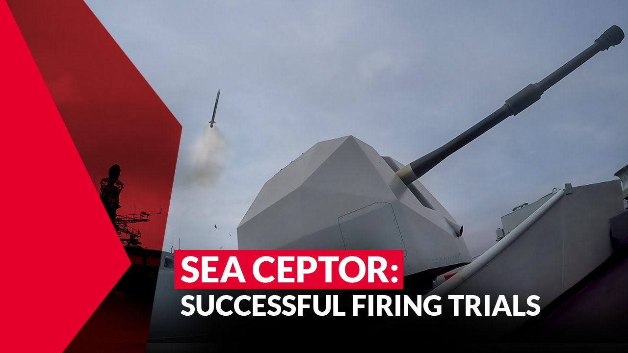 Sea Ceptor firing trials from HMS Argyll - YouTube