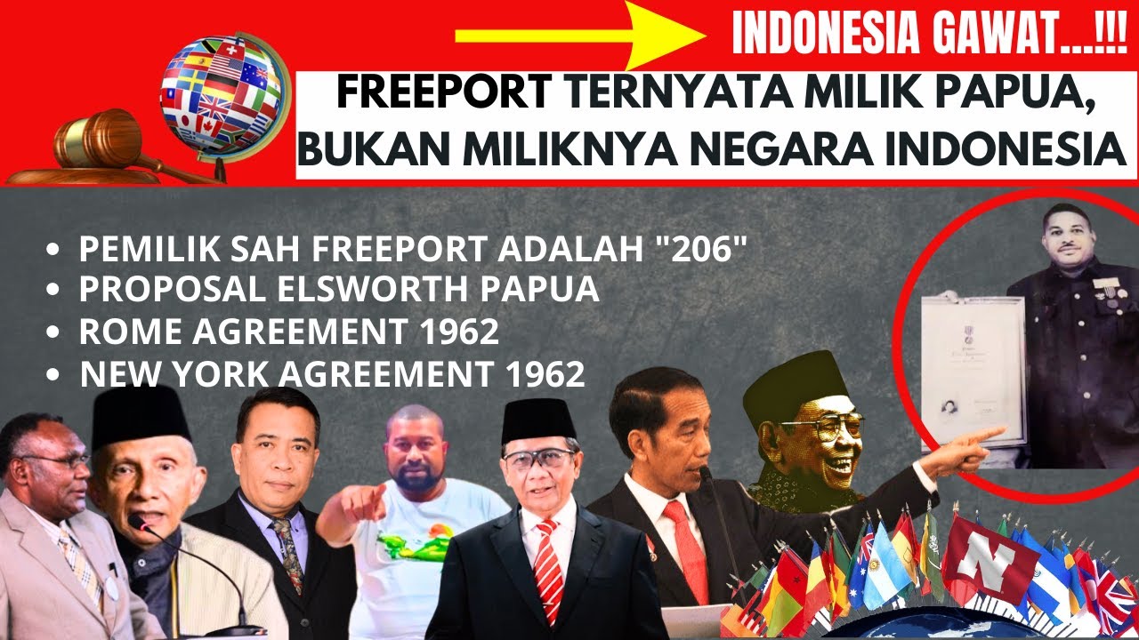 TERBONGKAR ! SIAPA PEMILIK PT. FREEPORT, ini Jawaban MAFUD MD, AMIN ...