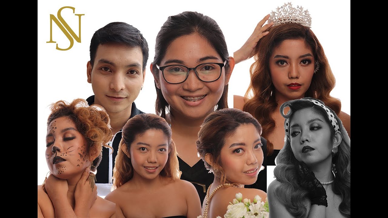 1ST MAKEUP PHOTOSHOOT WITH NIX INSTITUTE OF BEAUTY - YouTube