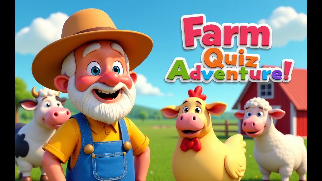 Old MacDonald Counts His Farm Animals! Fun Counting Song for Kids with ...
