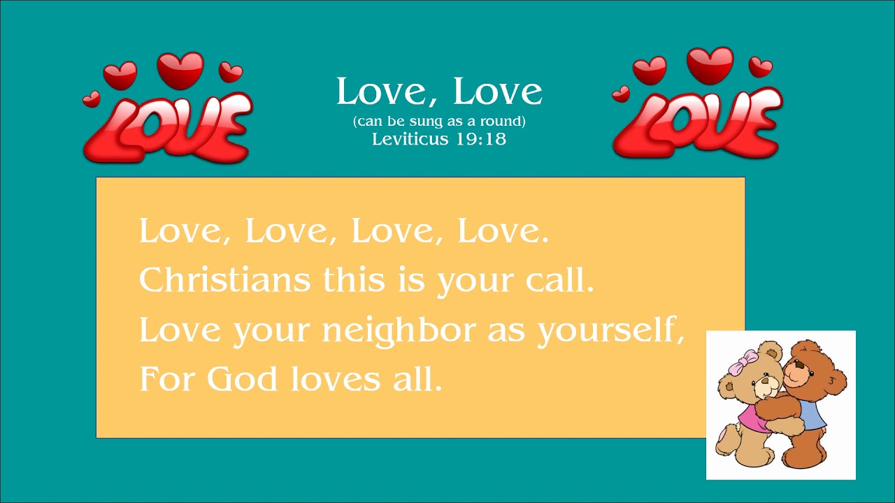 Children's Preschool Bible Songs LOVE Video - YouTube