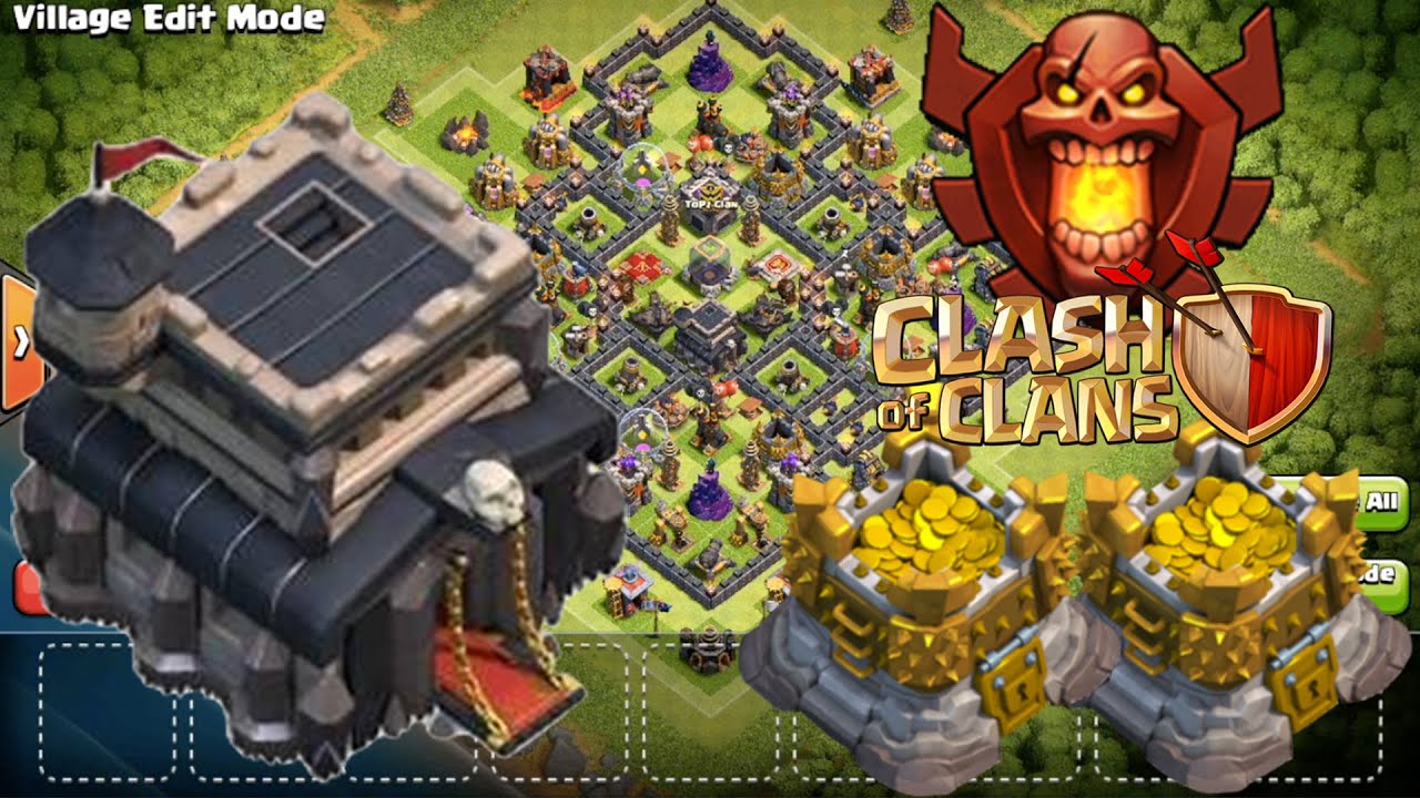 BEST TH9 HYBRID BASE BUILD *2016* - YouTube