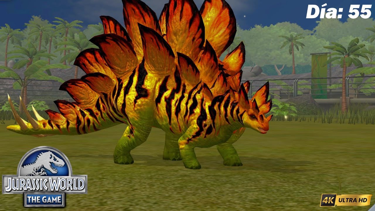 Día 55: STEGOSAURUS al Nivel 40; La isla subió de poder; Jurassic World ...