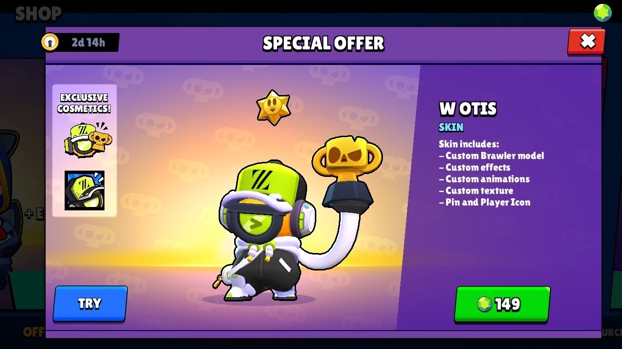 w otis skin special offer - YouTube