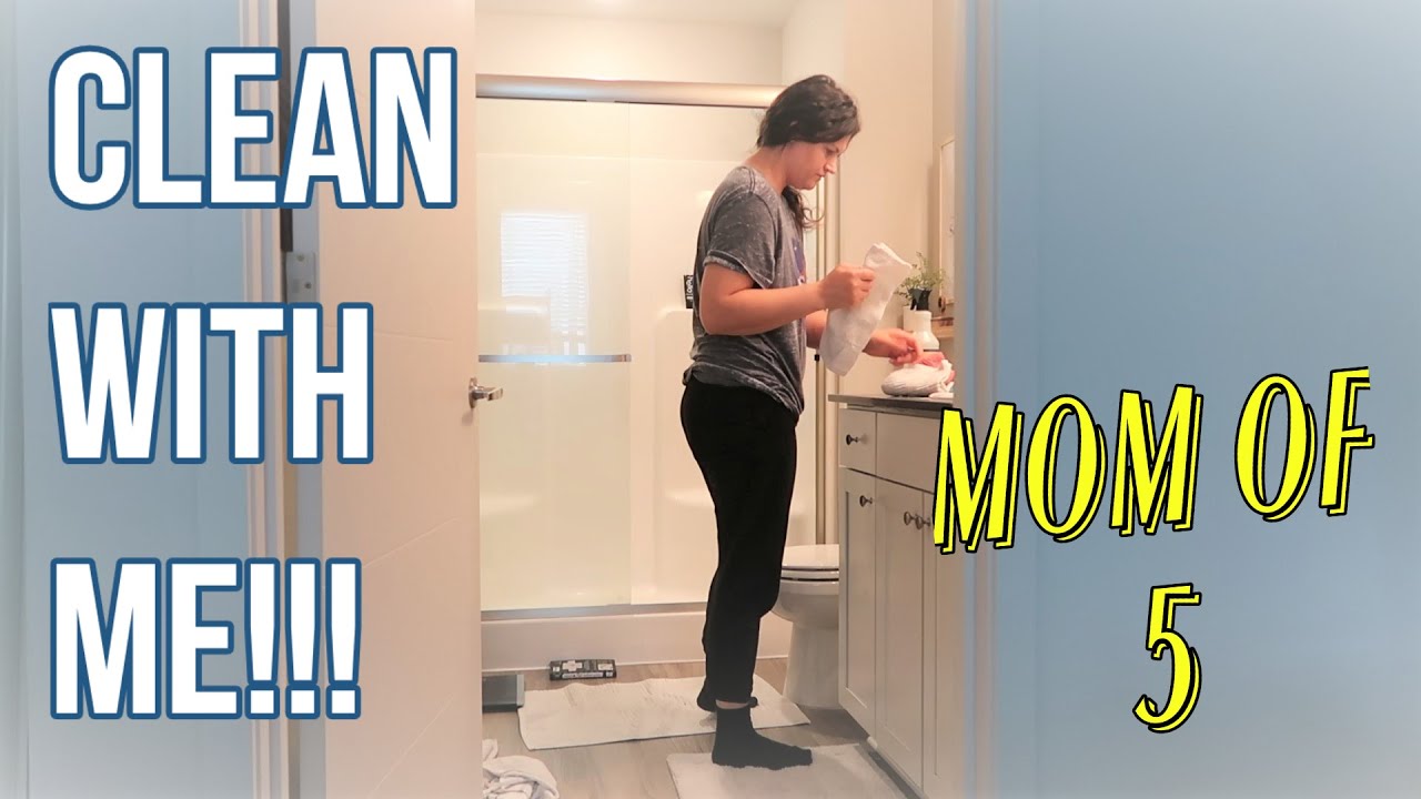 CLEAN WITH ME! single mom of 5 - YouTube