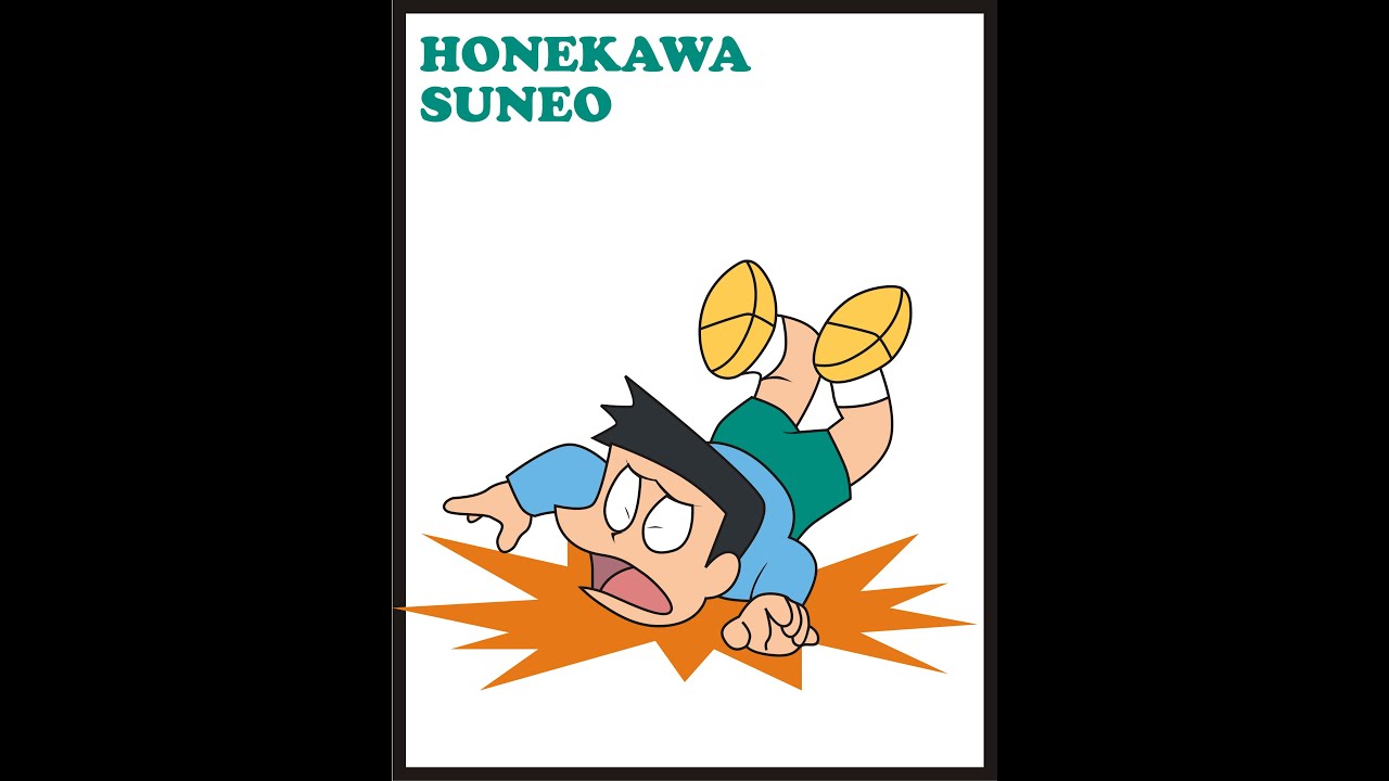 how to draw suneo using coreldraw from pencil sketch - YouTube