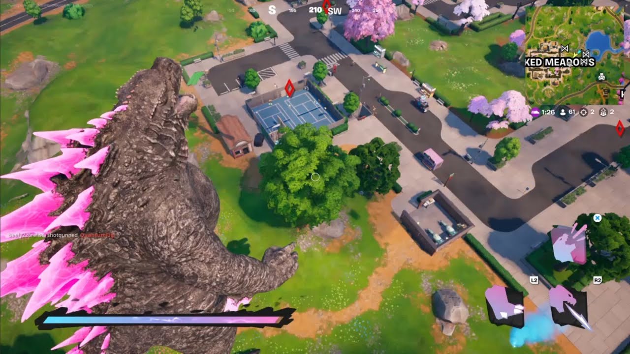 BECOMING GODZILLA ‼️🔥 (solo full match) #fortnite #godzilla #chapter6 # ...