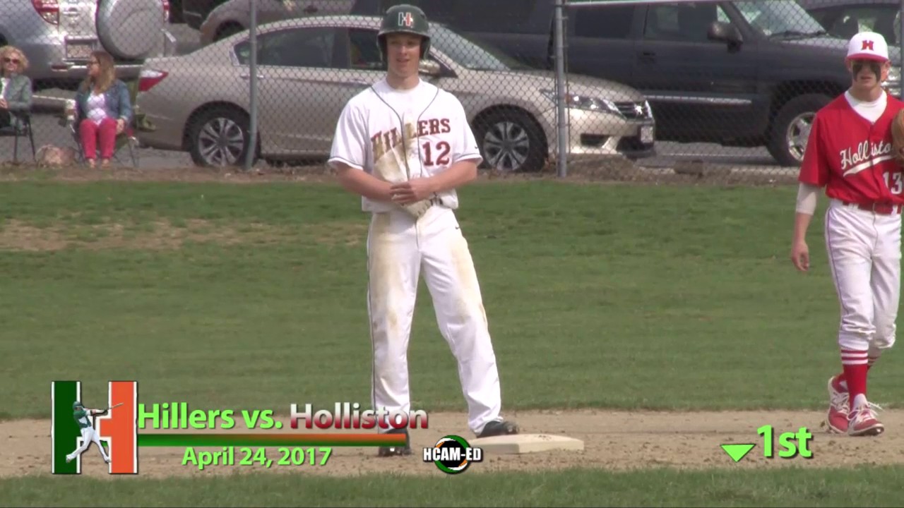 Hillers Baseball VS Holliston 4-24-2017 - YouTube