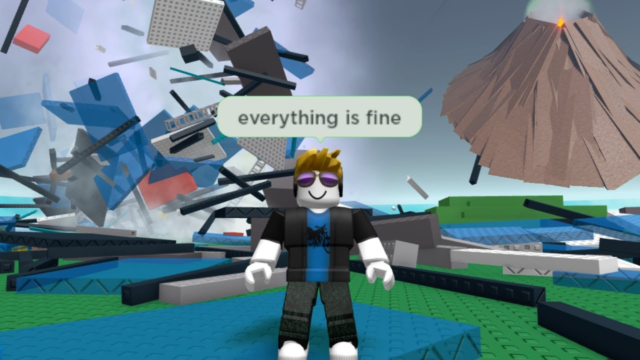 The Roblox natural disaster survival Experience - YouTube