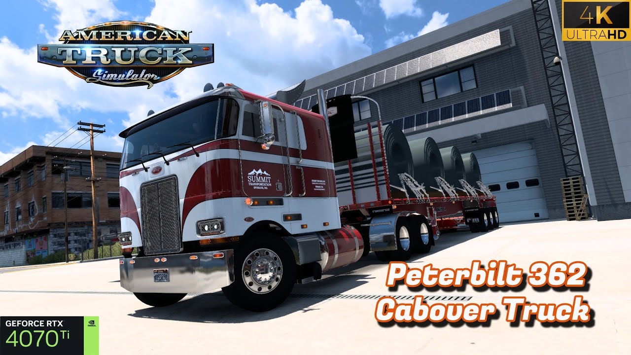ATS ⛽ | Peterbilt 362 Cabover Truck v2.5.1 By Jon Ruda + MAPKALO 1.49 ...