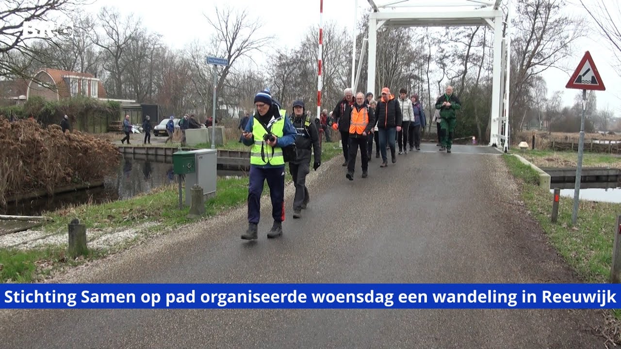 Stichting Samen op pad organiseerde wandeling in Reeuwijk - YouTube