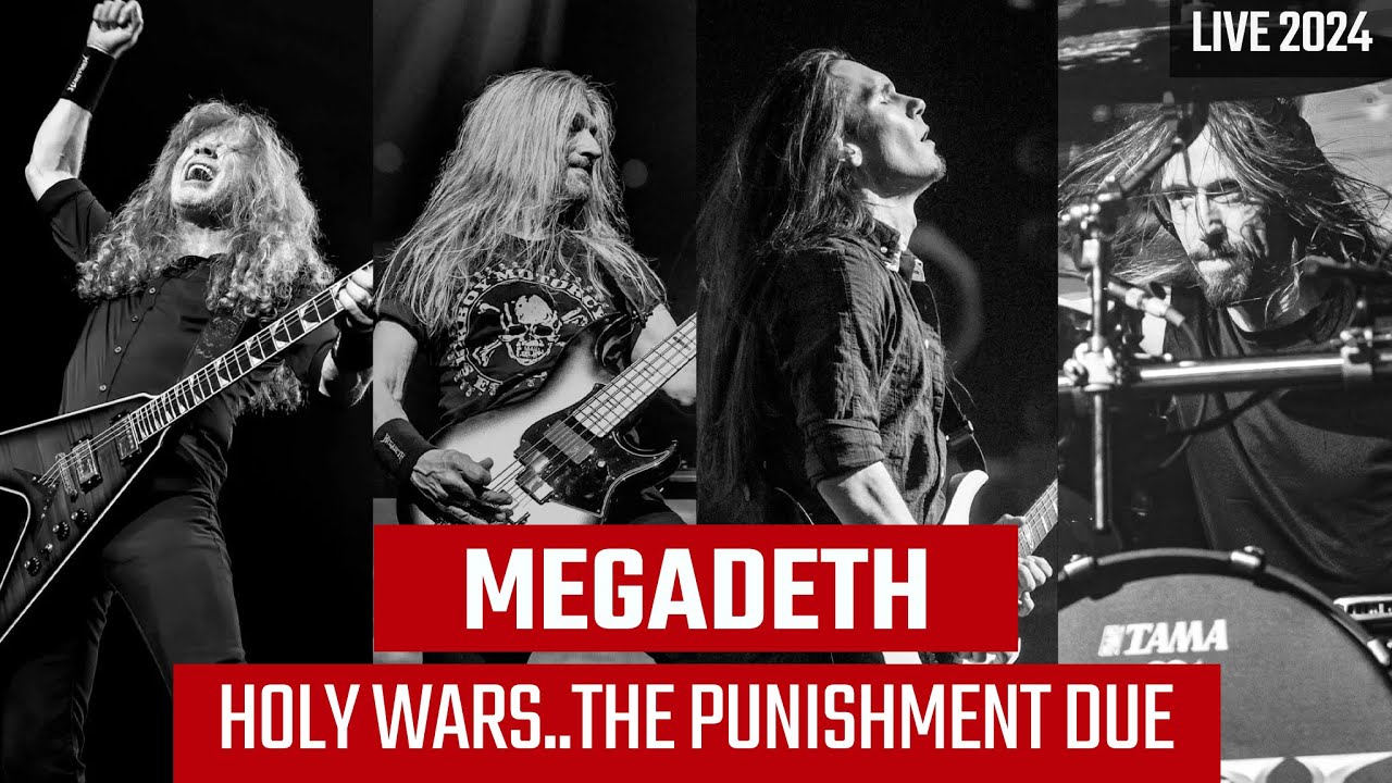 Megadeth - "HOLY WARS..THE PUNISHMENT DUE". Live 2024 Lisbon EVILLIVE ...
