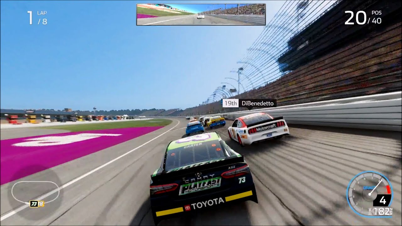 NASCAR Heat 5 - #73 Bobby Carter Gameplay (PS4 HD) [1080p60FPS] - YouTube