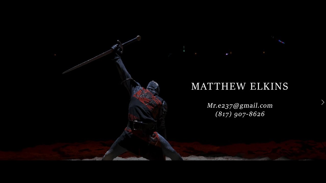 Matthew Elkins Medieval Times Demo 2022 - YouTube