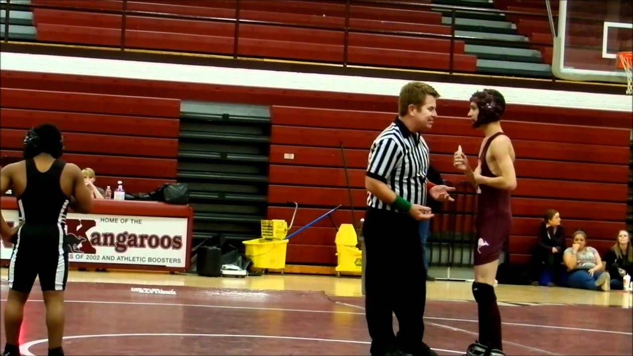 Angel Alexis Frias wrestling match 1-12-2012 against Harker Heights ...