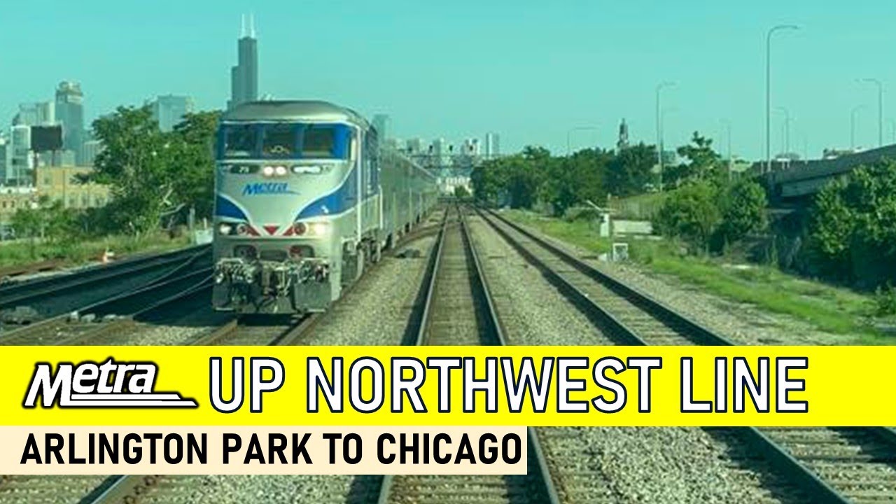 Metra Union Pacific Northwest Line Reverse Rush Cab View YouTube