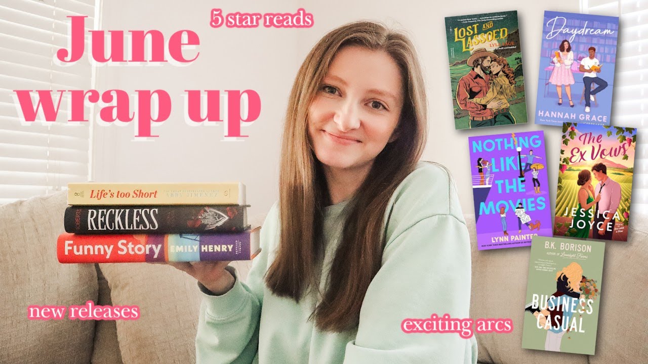 the books I read in June 📖⛱️ | June reading wrap-up - YouTube