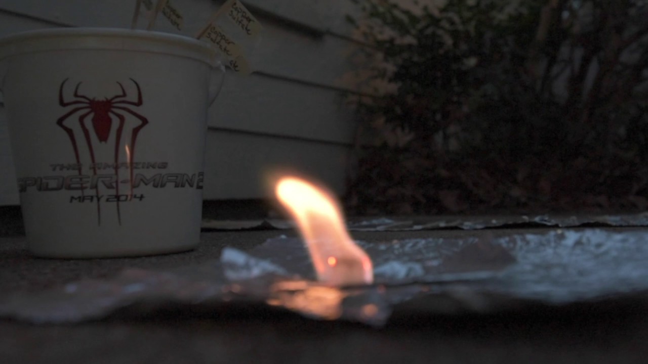 Green Flame - From Rainbow Fire Experiment - YouTube