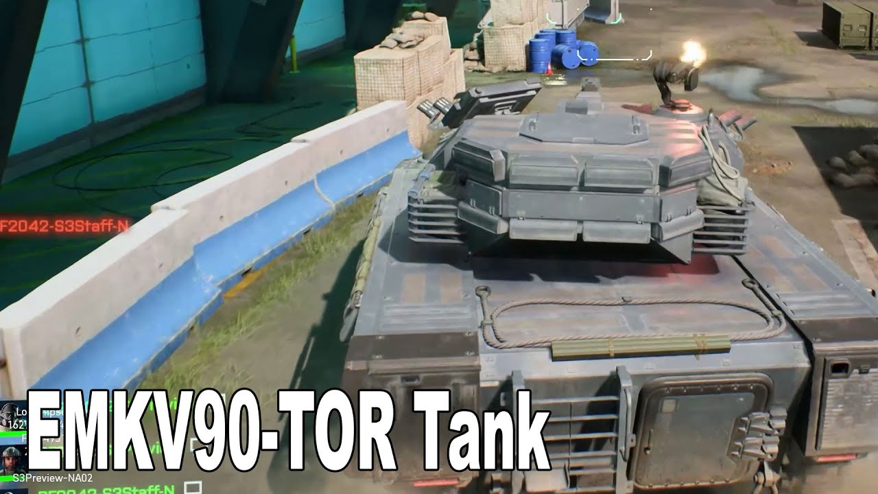 Battlefield 2042 EMKV90-TOR Tank Gameplay [4K] - YouTube