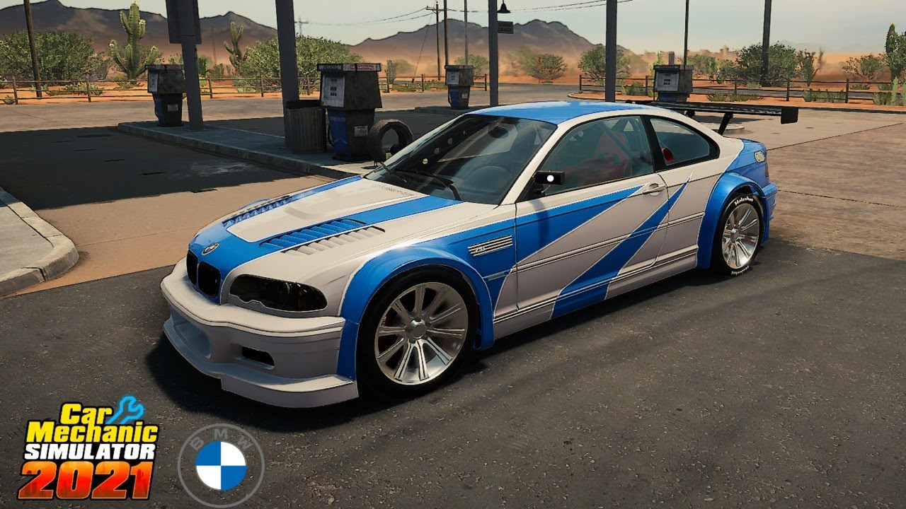 BMW NFS car restoration - Car Mechanic Simulator 21 Gameplay - YouTube