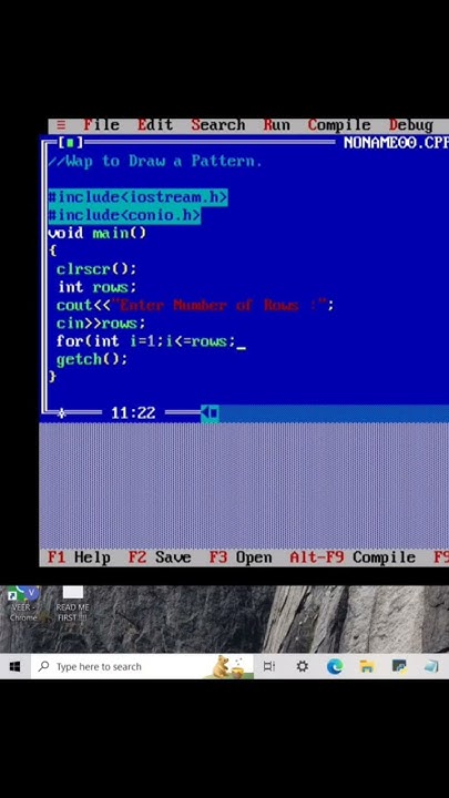 C Program To Draw Pattern Codewithveer C Cppprogramming Youtube