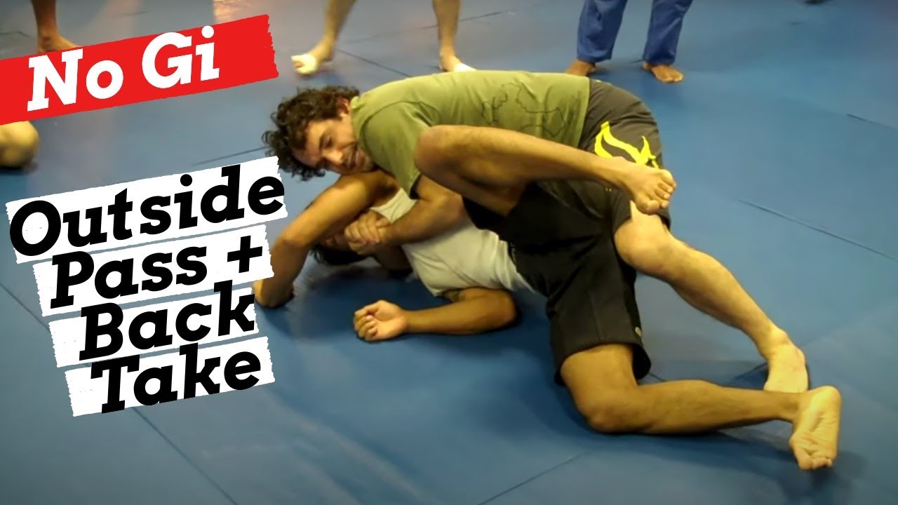 No Gi Basics: Open Guard Pass & Take the Back - YouTube