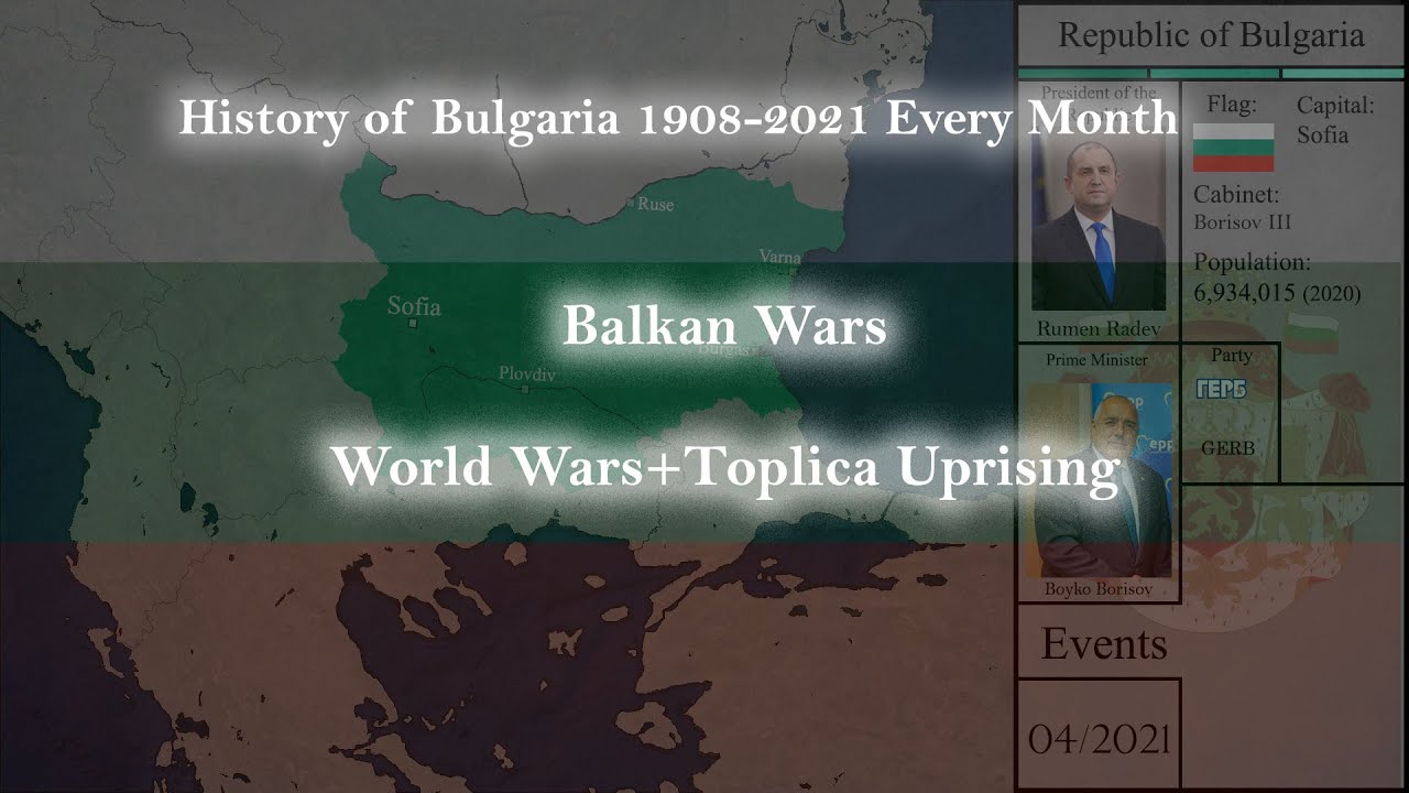 Detailed History of Bulgaria 1908-2021 Every Month - YouTube