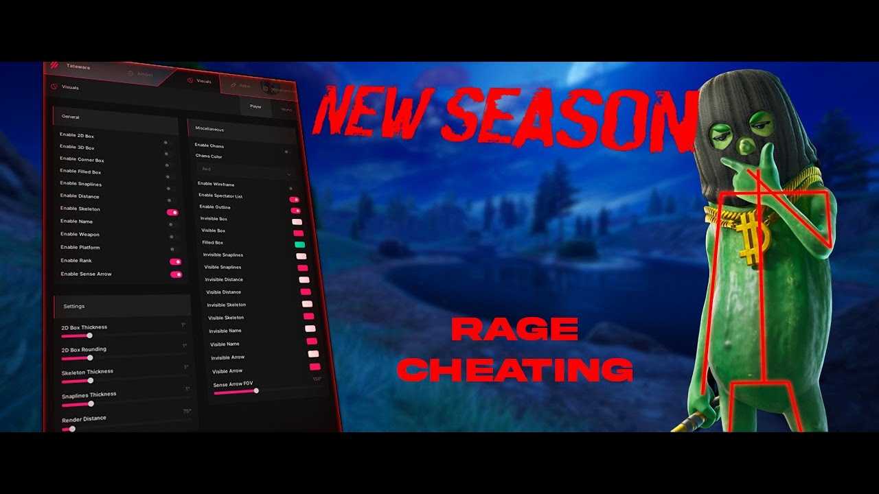 USING CHEATS IN THE FORTNITE SEASON 2😵‍💫 FT. TATEWARE - YouTube