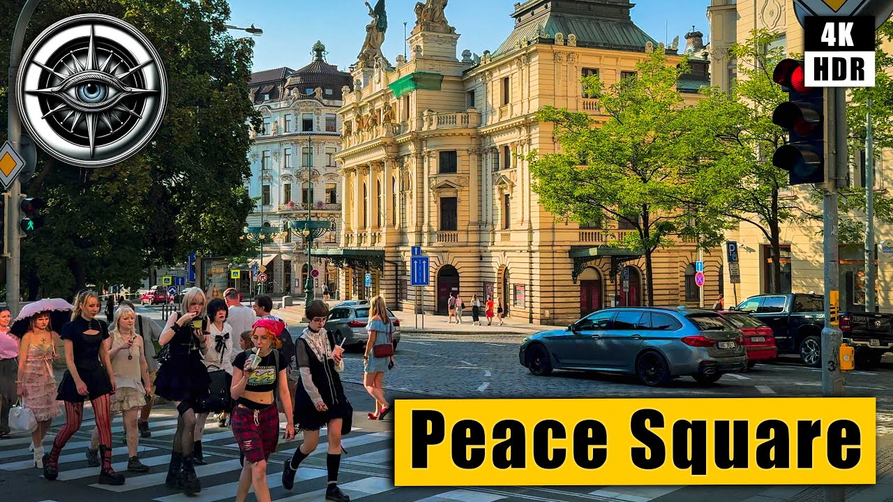 Prague Walking Tour of Vinohrady: Peace Square and I. P. Pavlova 🇨🇿 ...