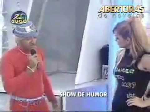 Tiririca faz Piada no Domingo Legal com kelly Key e Leonardo