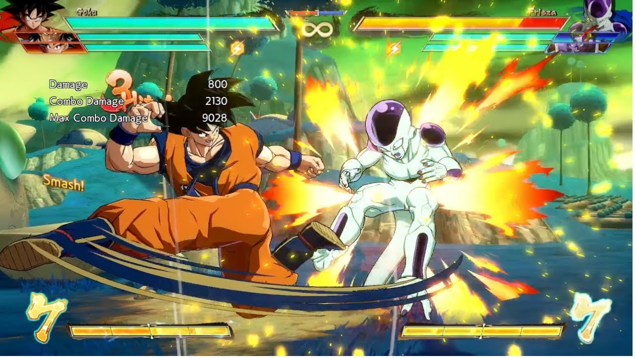 DBFZ: spirit bomb into Spirit Bomb into SPIRIT BOMB - YouTube