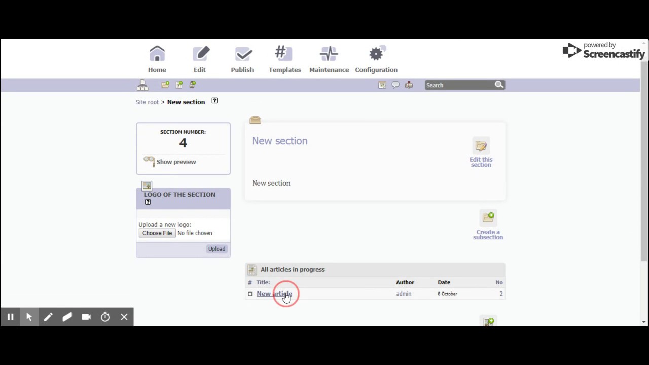 How To Delete A Section In Spip CMS YouTube How To Delete A Section In Spip CMS YouTube