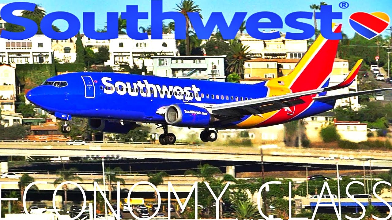 Southwest Airlines San Diego to San Francisco B737-3 W/ATC - YouTube