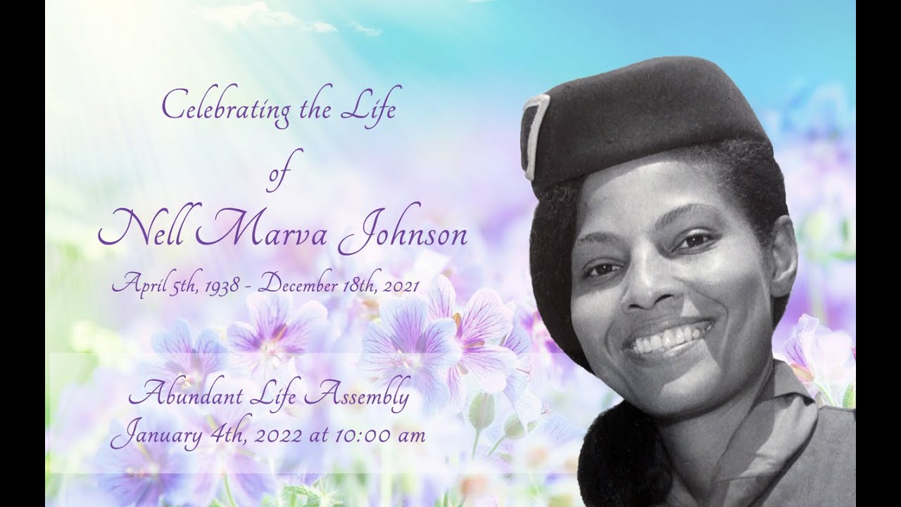 Celebrating The Life of Nell Marva Johnson - YouTube