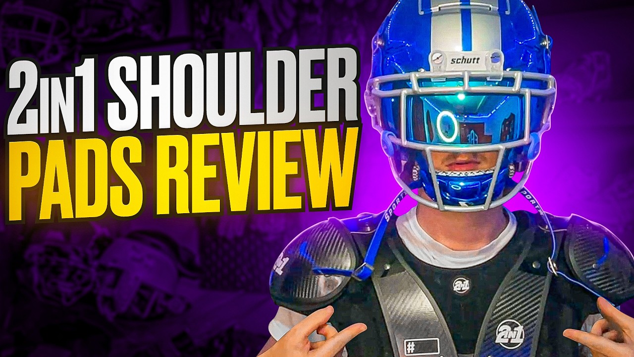 Best Shoulder Pads in Football? 2in1 Shoulder Pads Unboxing and Review ...