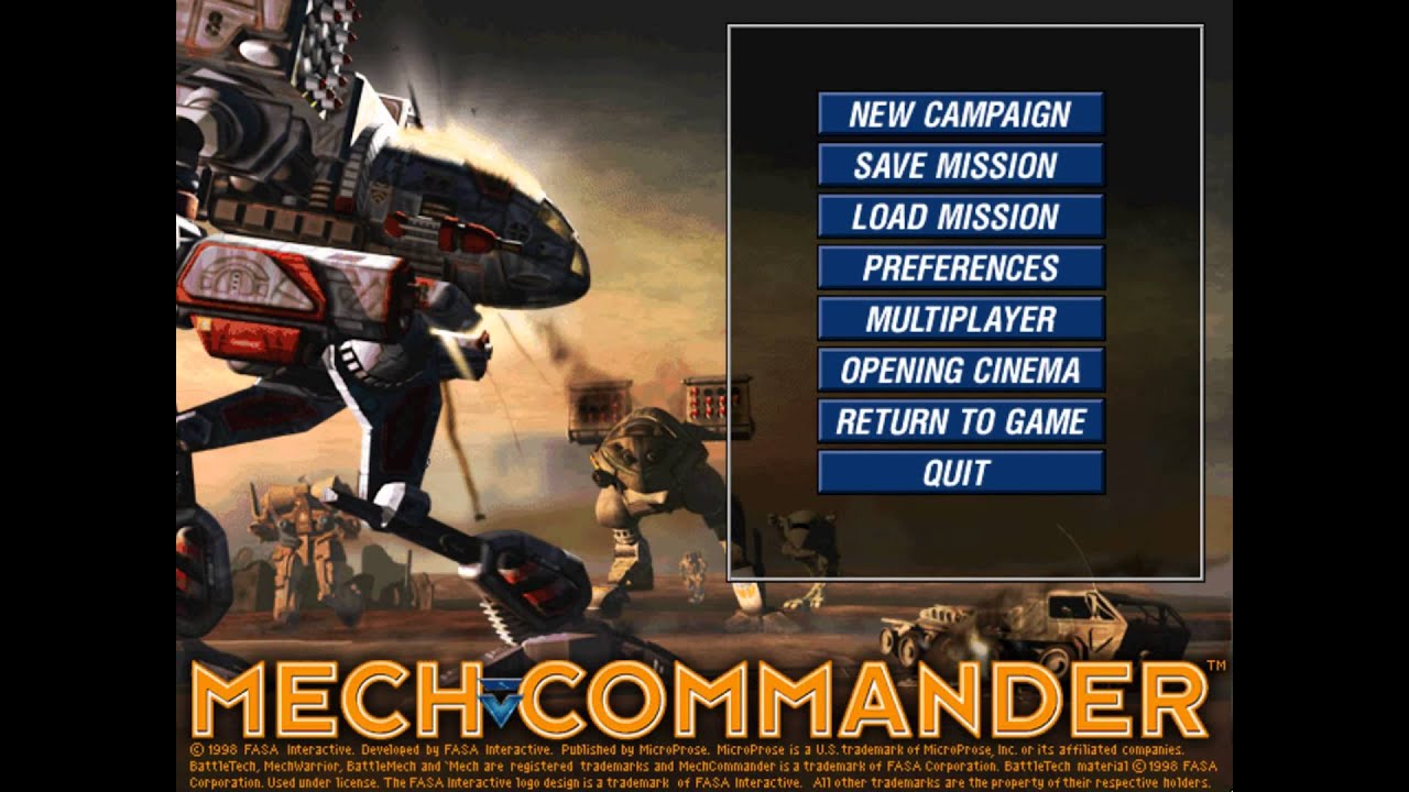 Mechcommander Original Soundtrack #24 - YouTube
