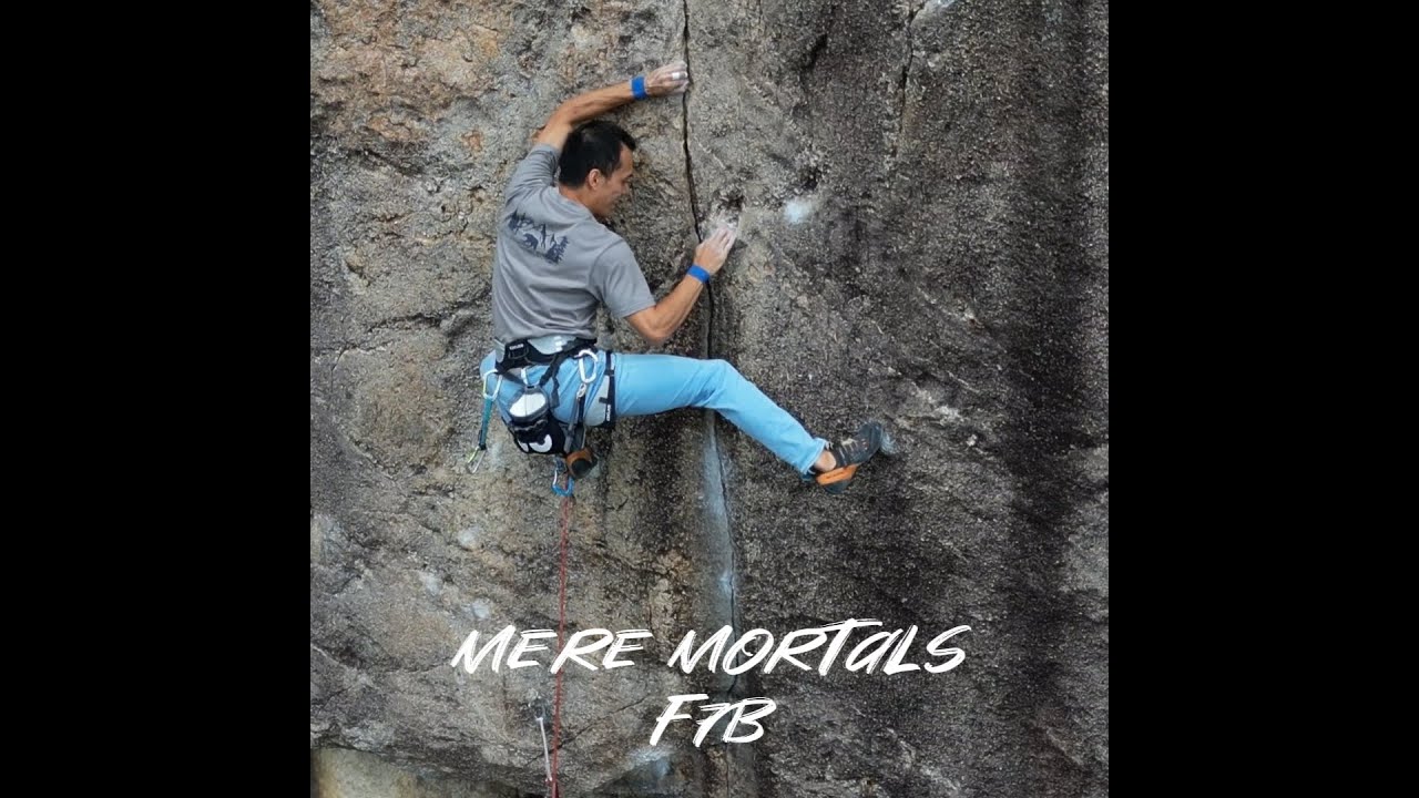 Mere Mortals F7b+, Monkey Buttress, Braemer Hill. Rock Climbing in Hong ...
