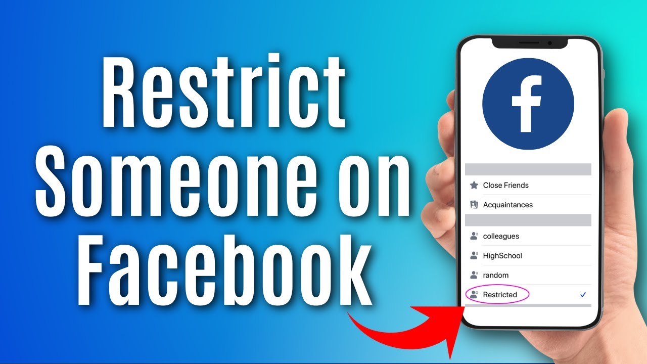 How to restrict someone from Facebook 2022 - Restrict someone on ...