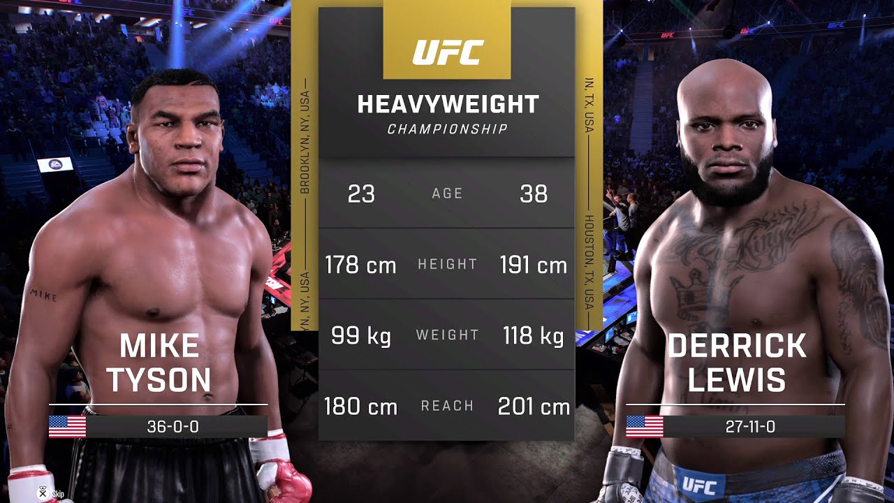 Mike Tyson vs Derrick Lewis Full Fight - UFC 5 Fight Night - YouTube