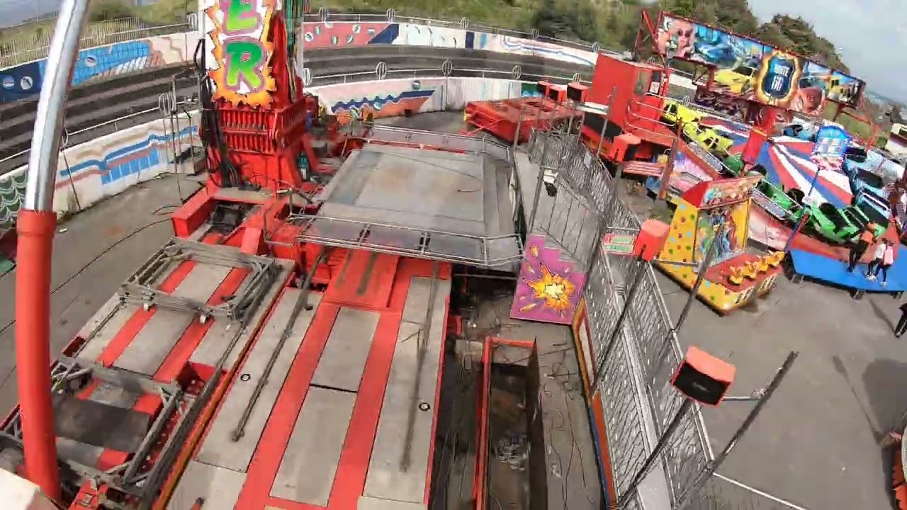 DAVID TAYLOR BOOSTER MAXX (onride) at Morecambe Funland 20/8/2022 - YouTube