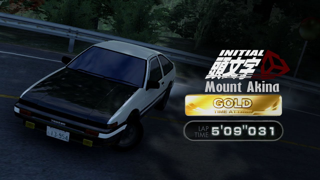 Initial Unity - AE86 on Mount Akina 5'09''031 GOLD - YouTube
