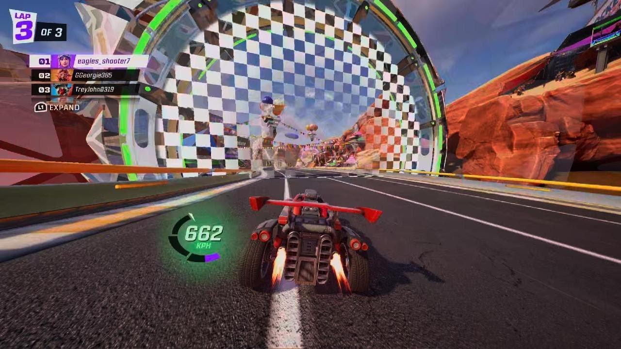 Gold ranked rocket racing (first place finish!) - YouTube