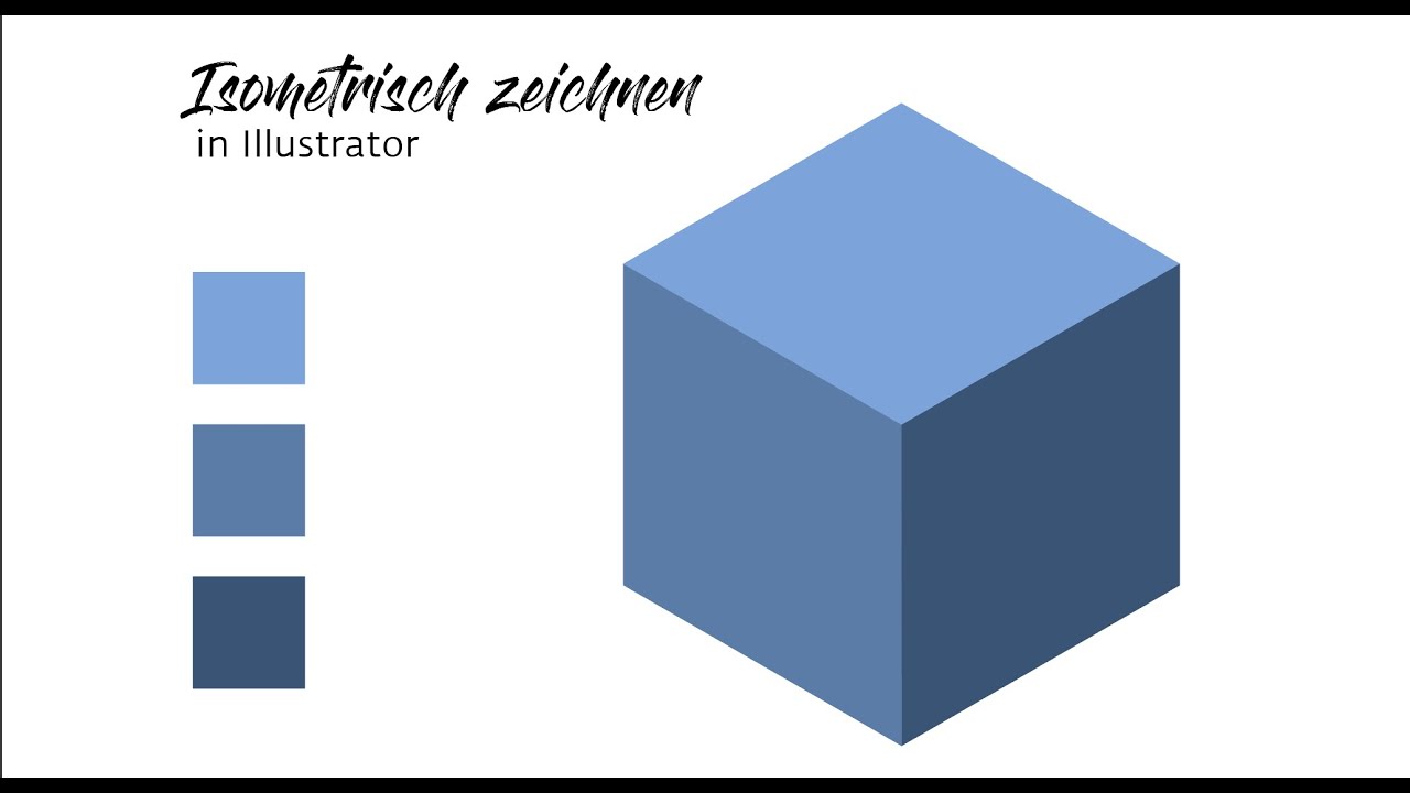 Isometrisch zeichnen in Illustrator - YouTube